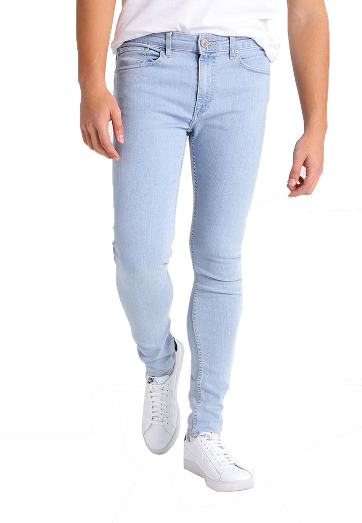 Men's LCJ Denim Super Skinny Light wash Jeans Slim Fit basics All Size ...